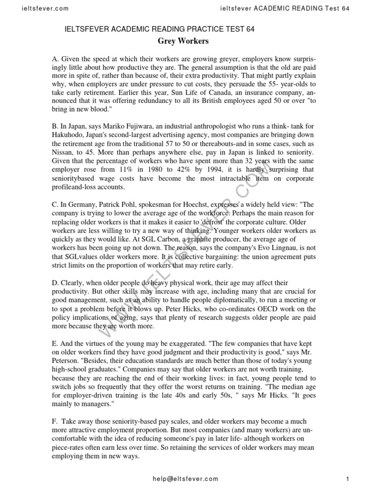 Fever Reading | PDF | Employment | Salt