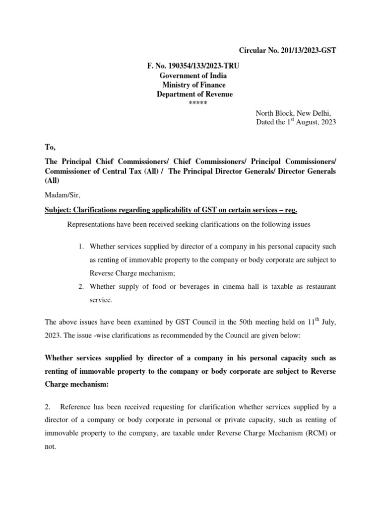 Circular No 13 2023 | PDF | Taxes | Payments