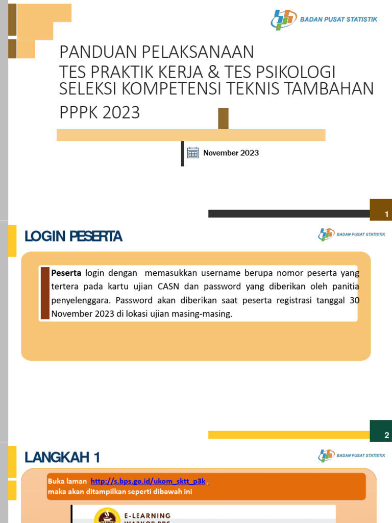 Panduan Penggunaan E-Warkop SKTT 2023 | PDF