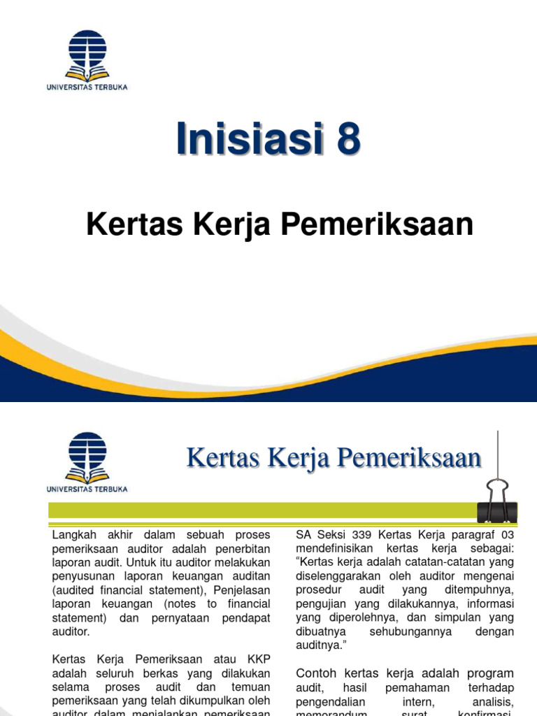 Inisiasi 8 Lab Audit | PDF