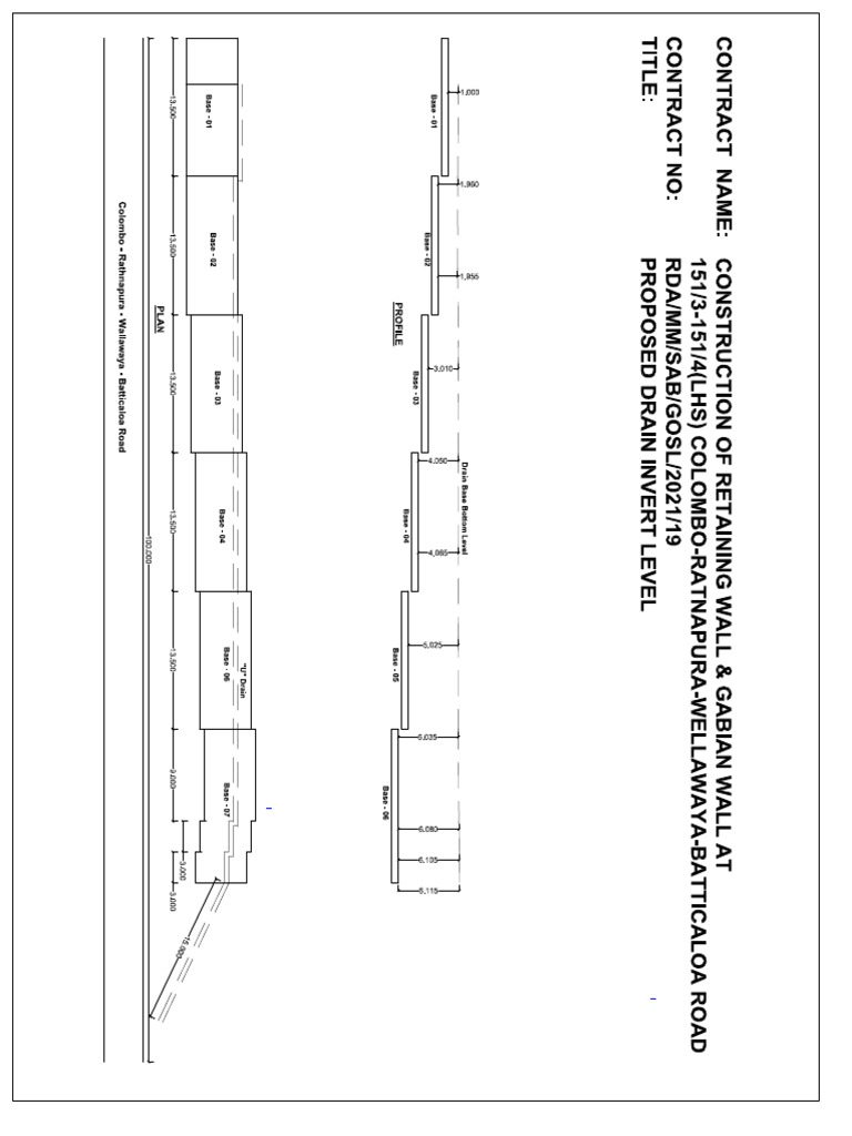 V2.Proposed Drain Invert Level | PDF