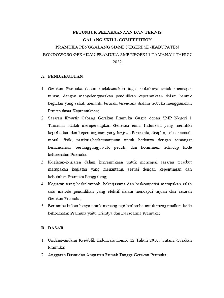 Petunjuk Pelaksanaan Dan Teknis Kegiatan | PDF Petunjuk Pelaksanaan Dan Teknis Kegiatan | PDF