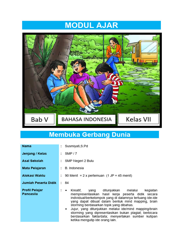 TP 1.2.3.4.7.9.10 Bab 5 Membuka Gerbang Dunia | PDF