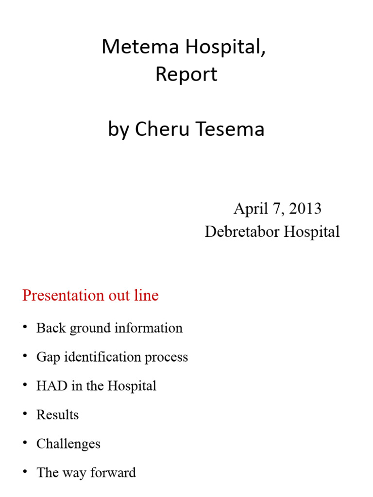 Metema Hospital Patient Satisfaction Report | PDF | Hospital | Nursing