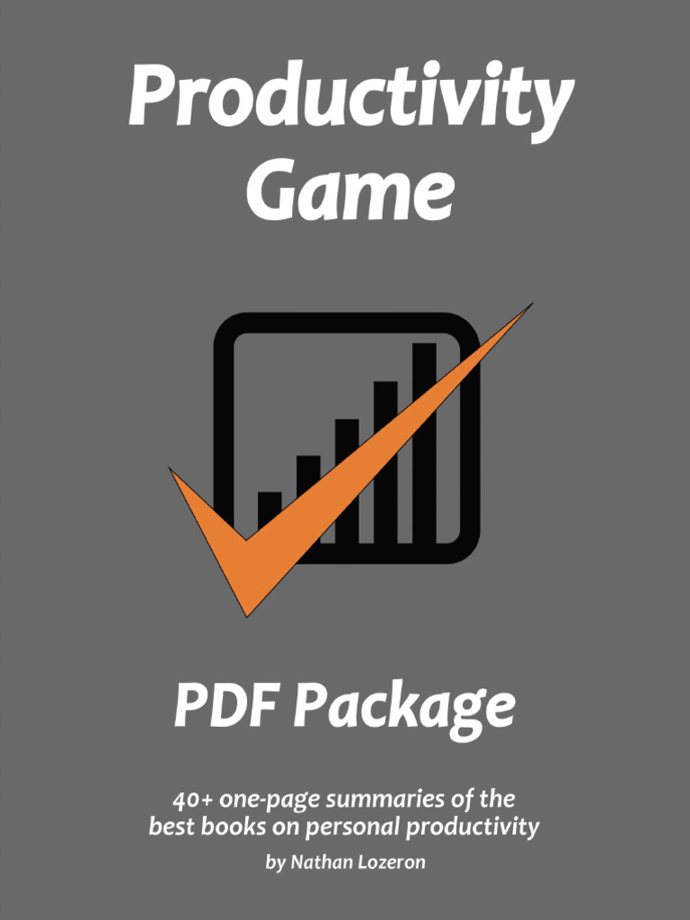 SAMPLE Productivity Game PDF Package | PDF | Perfectionism (Psychology ...