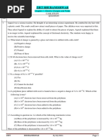 Chapter 1 Numerical | PDF | Electric Field | Electric Charge