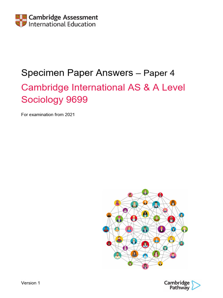9699 Specimen Paper Answers - Paper 4 (For Examination From 2021) | PDF ...
