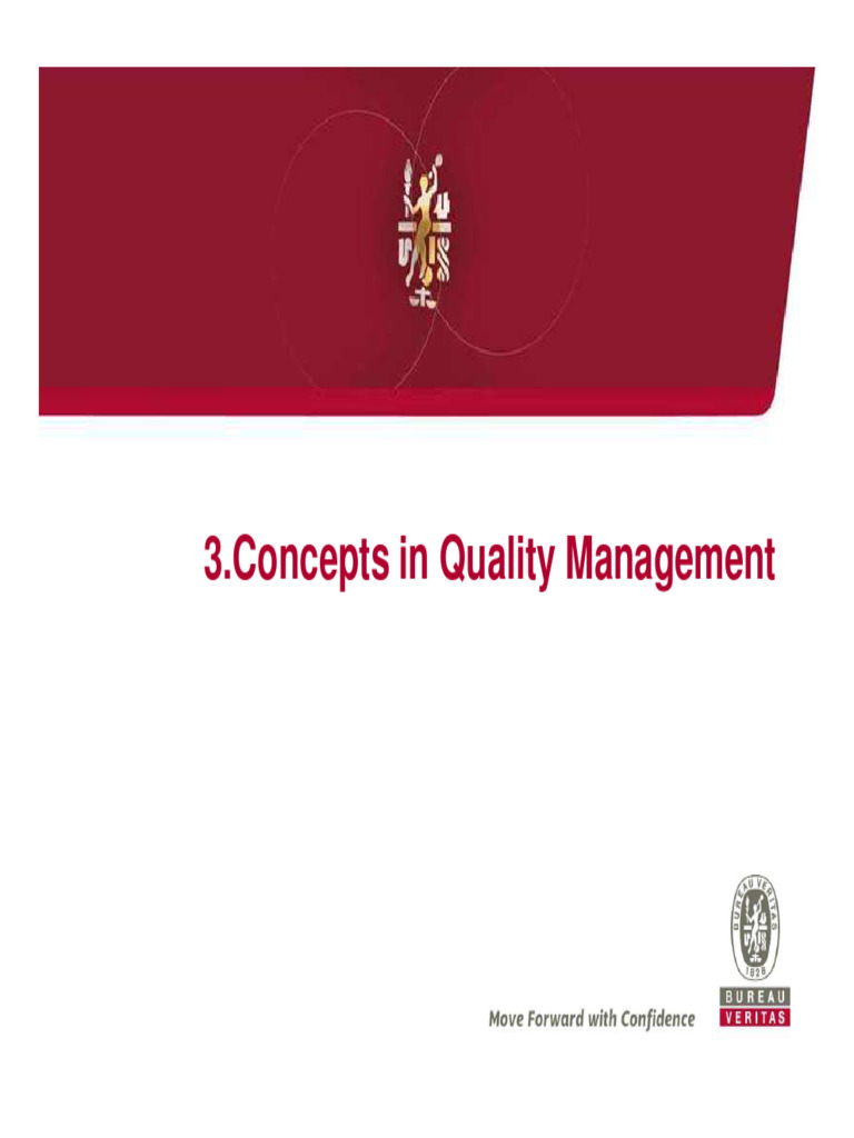 03.concepts in Quality Management | PDF | Quality Management System ...