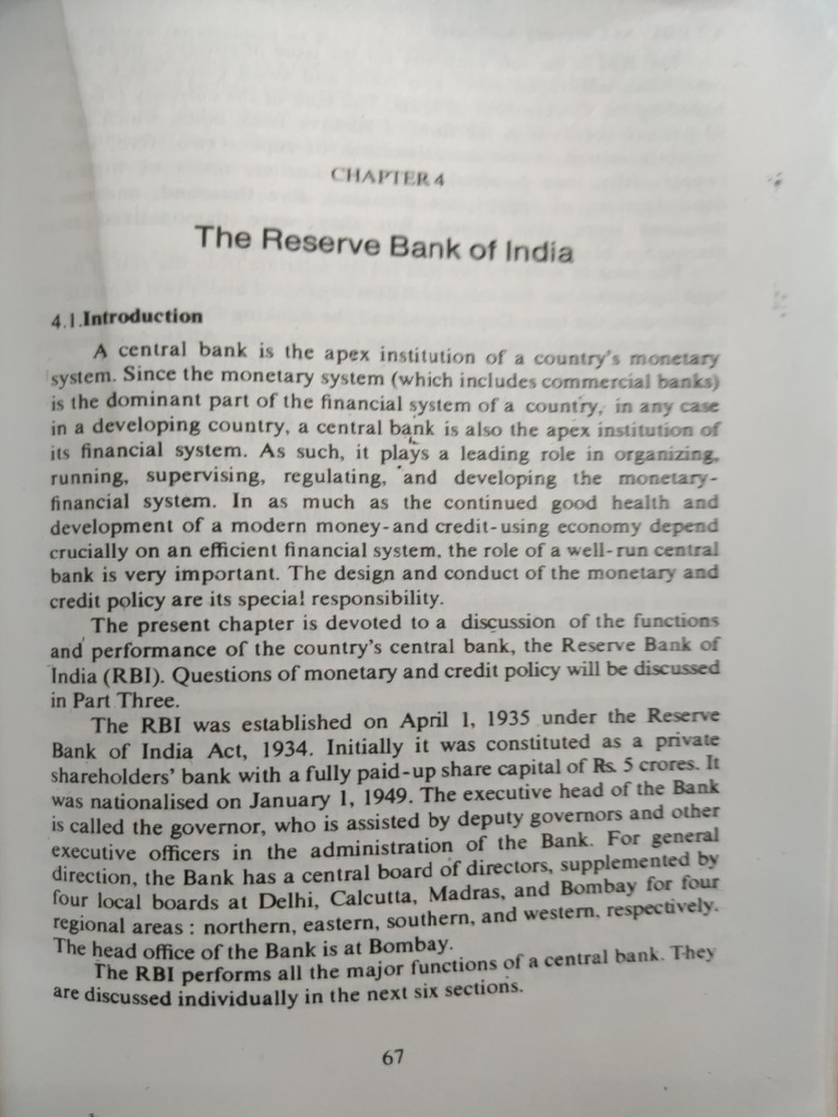The Reserve Bank: India | PDF | Reserve Bank Of India | Banking