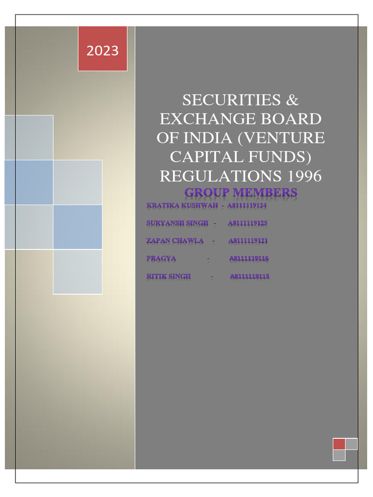 FMR Assignment | PDF | Venture Capital | Corporate Finance