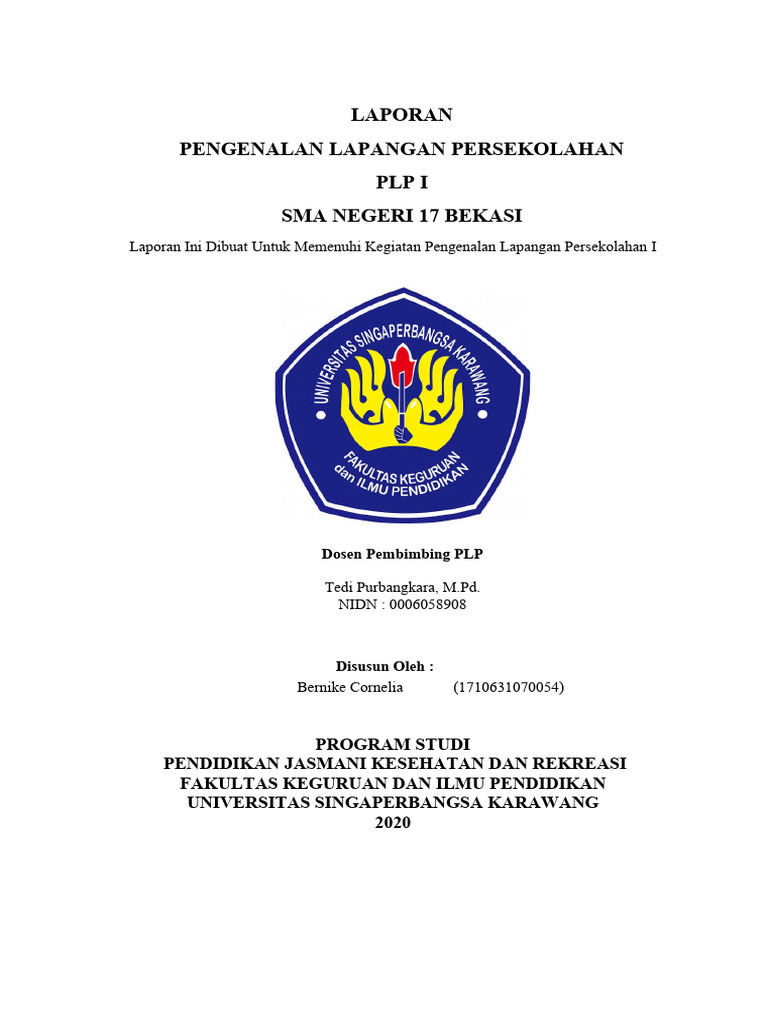 Laporan PLP 1 Bernike (Fix Edited) | PDF