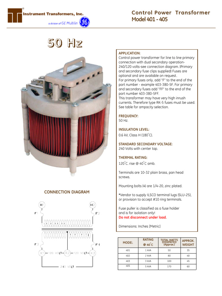 401 - 405 | PDF | Fuse (Electrical) | Transformer