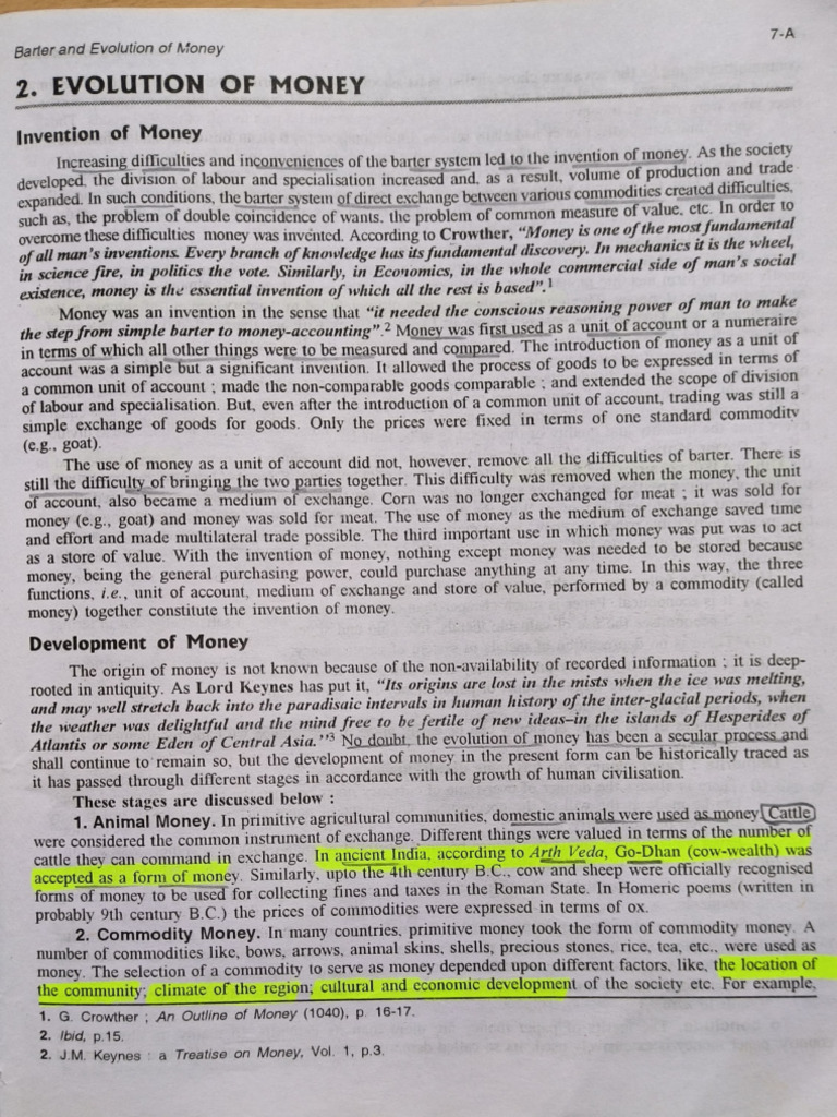 Evolution of Money | PDF | Money | Payments