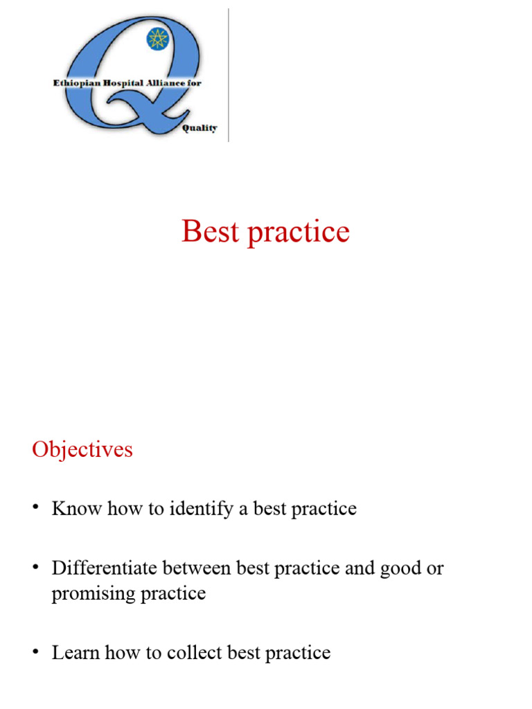 Best Practice Principles | PDF | Pharmacy | Hospital