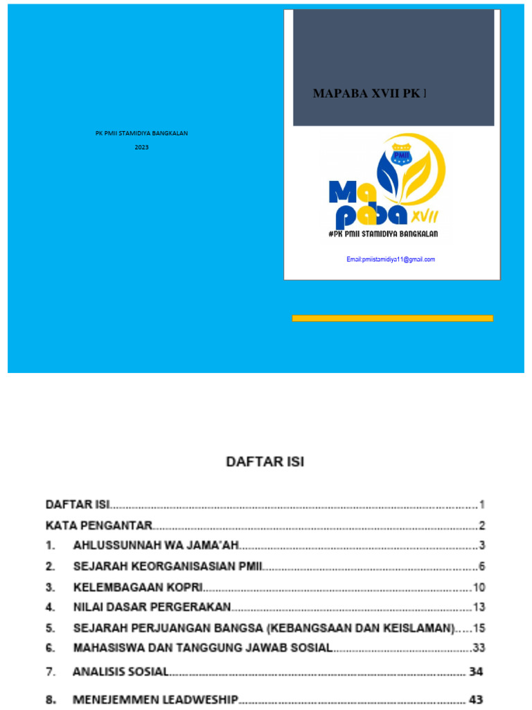 Modul Mapaba Xvii Stamidiya 2023 | PDF