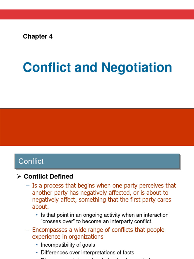 Chapter 4 | PDF | Negotiation | Bargaining