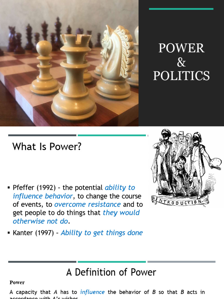 Chapter 13 - Power and Politics | PDF | Power (Social And Political ...