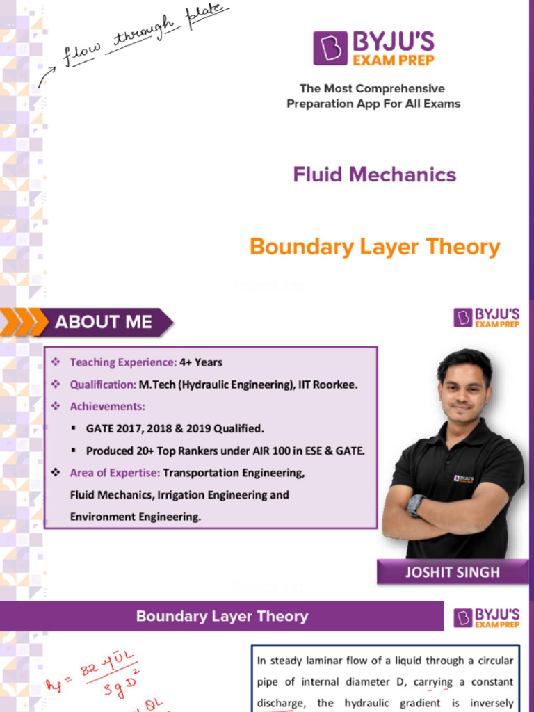 Live Class Boundary Layer Thickness | PDF
