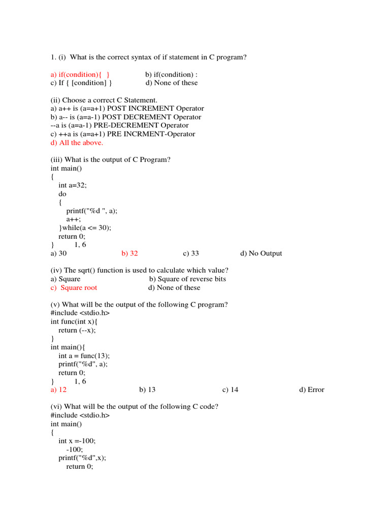 C Programrs | PDF | Control Flow | Computer Programming