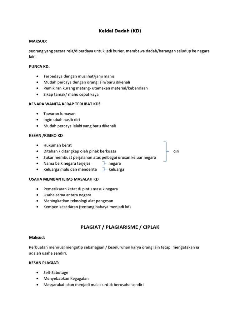 Nota Isu Isu Semasa Pend MOral 2023 | PDF