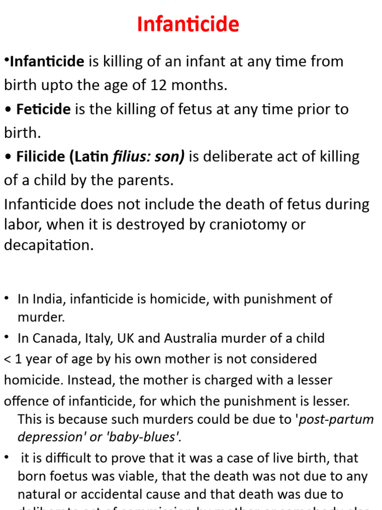 Infanticide | PDF | Lung | Respiratory System