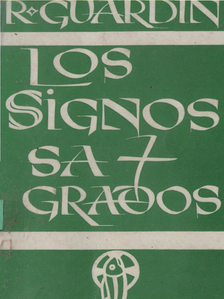Romano Guardini, Los Signos Sagrados | PDF | Amor | Oración