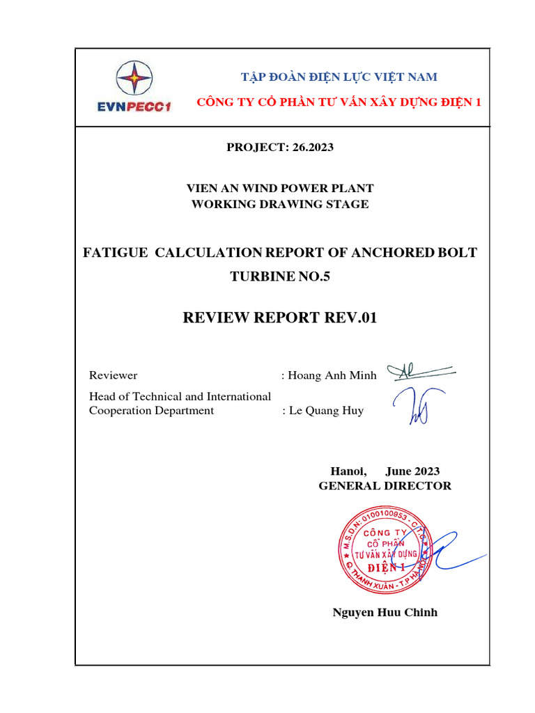 06 - Fatigure Assessment Report Rev.01 2023.10.18-Final | PDF | Fatigue ...