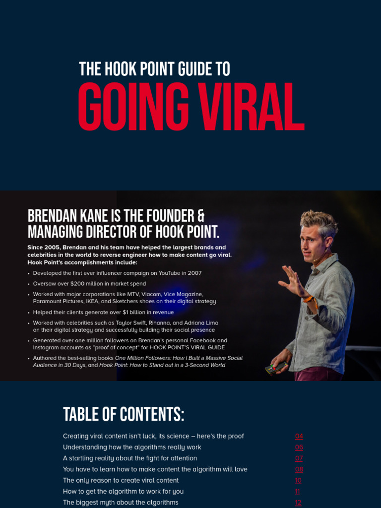 HookPoint GuidetoGoingViral Oct20 | PDF | Viral Video | Social Media