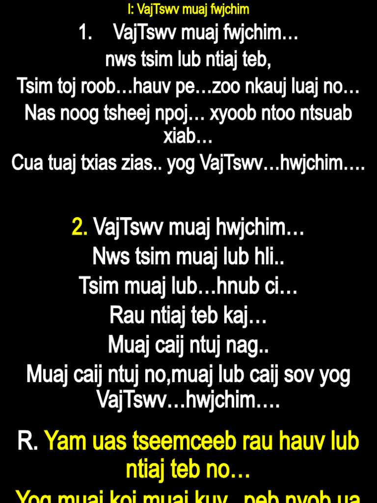 Niam Xab CJ | PDF