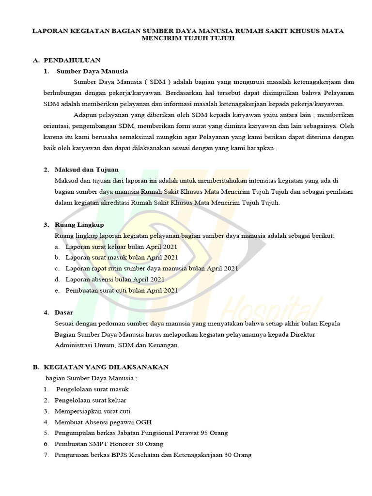 Lap Rapat SDM | PDF | Karier & Perkembangan | Bisnis