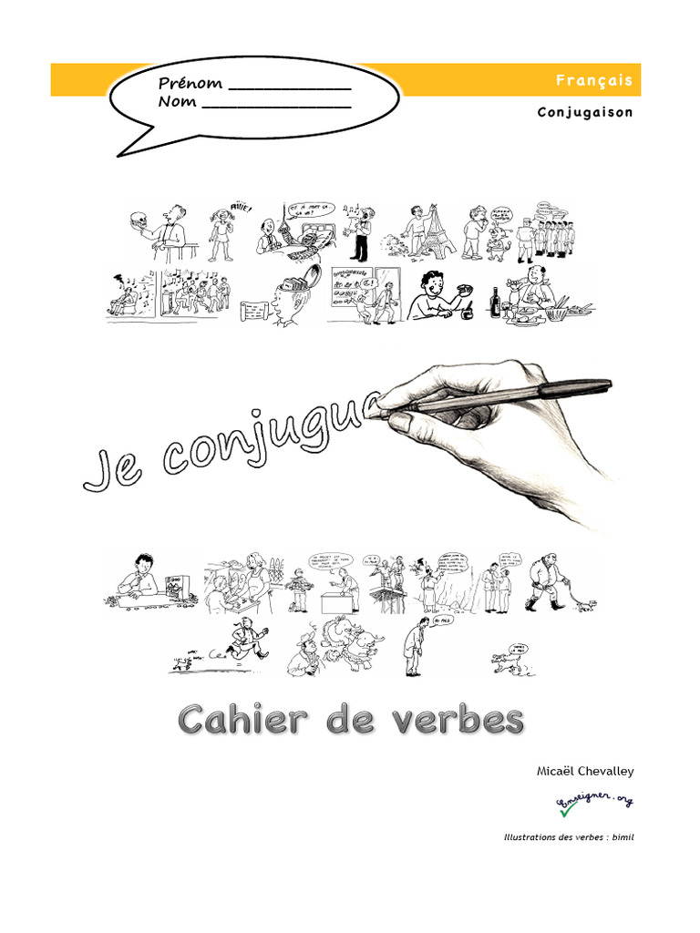 Cahier de Verbes | PDF | Verbe | Conjugaison