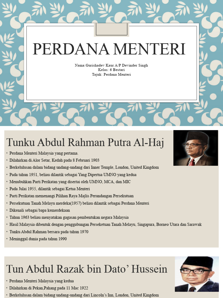 Perdana Menteri | PDF