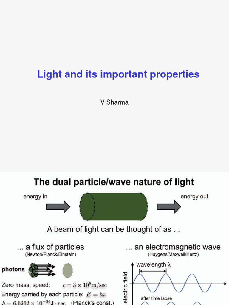 Optics-02-03-Light Properties - EM Theory | PDF | Emission Spectrum | Energy Level
