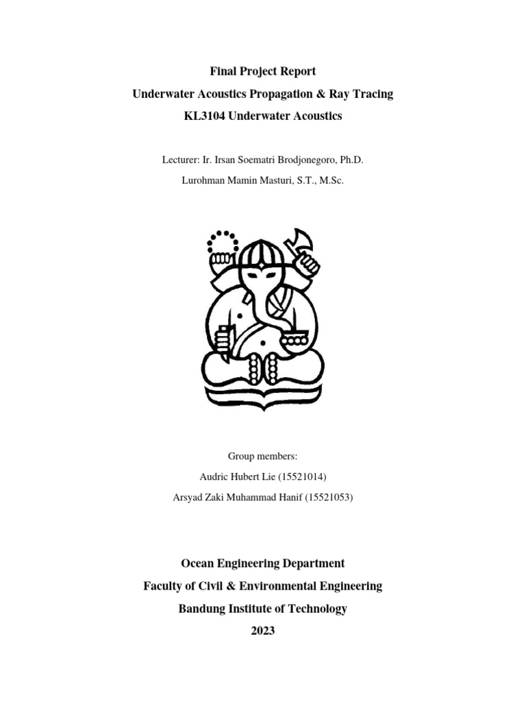 KL3104 Underwater Acoustics Final Project Report (2023) | PDF ... KL3104 Underwater Acoustics Final Project Report (2023) | PDF ...