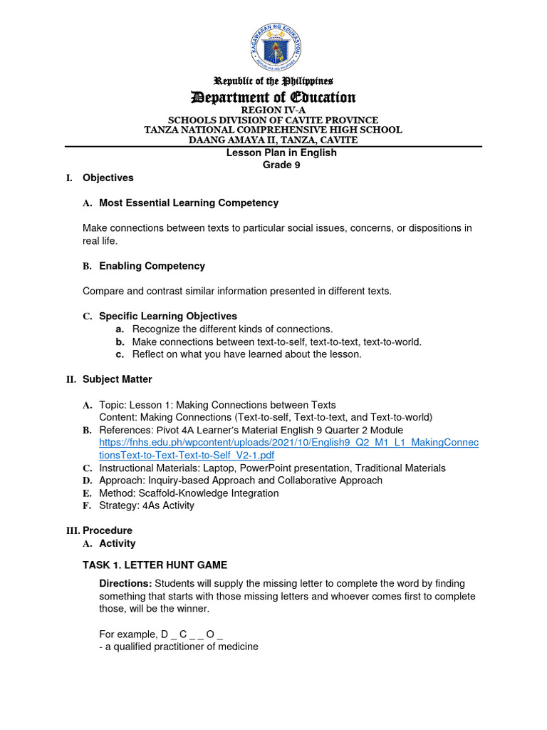 Types of Connections | PDF | Experience | Learning