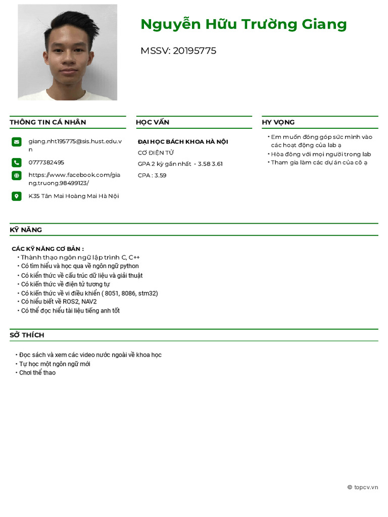 Nguyen Huu Truong Giang | PDF