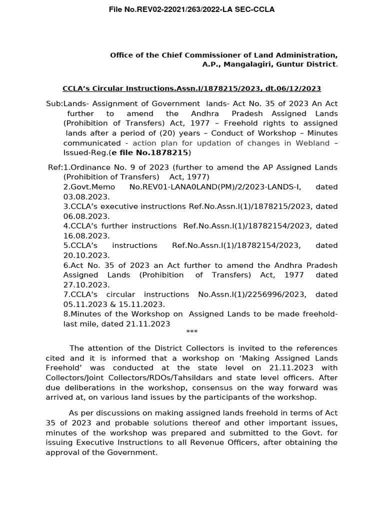 CCLA Instr 6 Dec 2023 | PDF | Justice | Crime & Violence