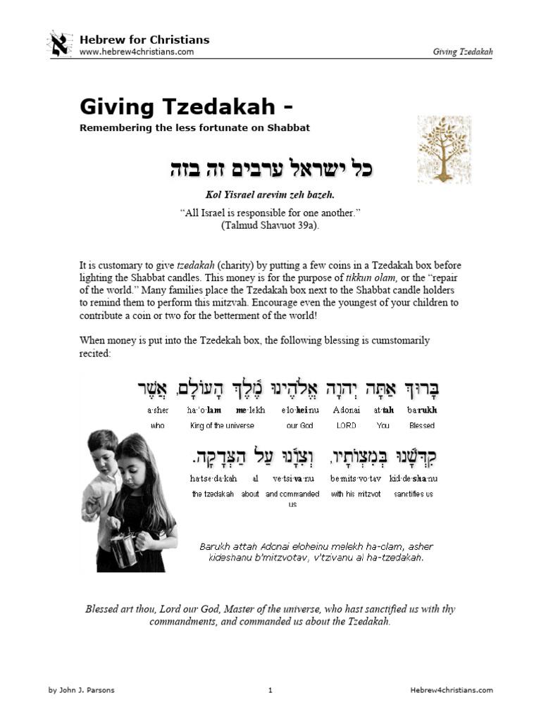 Giving Tzedakah on Shabbat | PDF | Religion & Spirituality