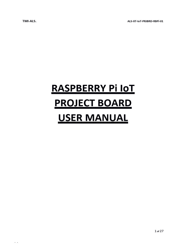 Raspberry Pi4 Project Board User Manual VTU | Download Free PDF | Representational State ...