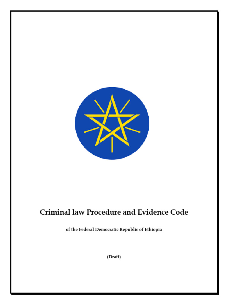 Criminal Law Procedure and Evidence Code (Draft) | PDF | Bail | Supreme ...