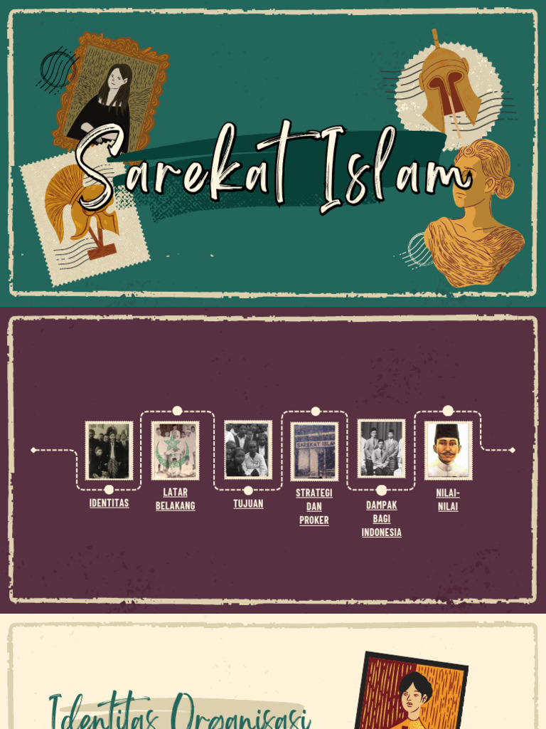 Produk Presentasi Sejarah Kelompok Sarekat Islam | PDF