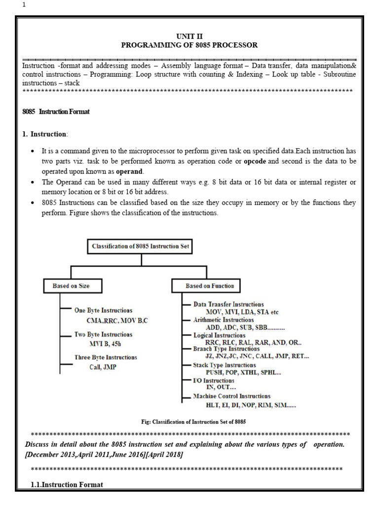 EE8551-MICROPROCESSORS AND MICROCONTROLLERS-592968944-EE6502 Unit2 16 Mark Updated | PDF ...