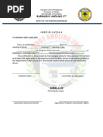 RSBSA Enrollment Form December 2023 | PDF | Lease