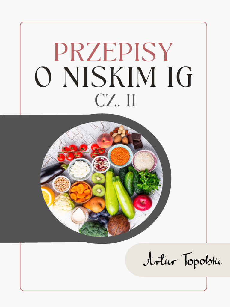 Przepisy o Niskim IG CZ - II | PDF