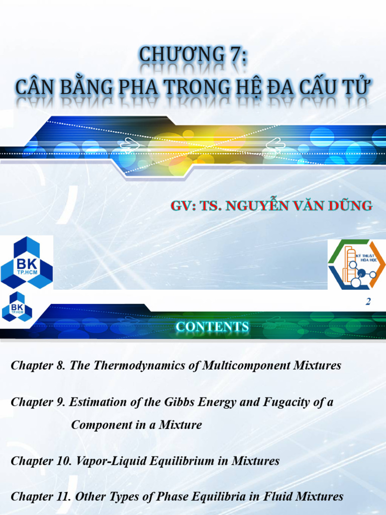 NDHH C7 Equilibrium in Multi Component Systems | PDF | Phase (Matter ...