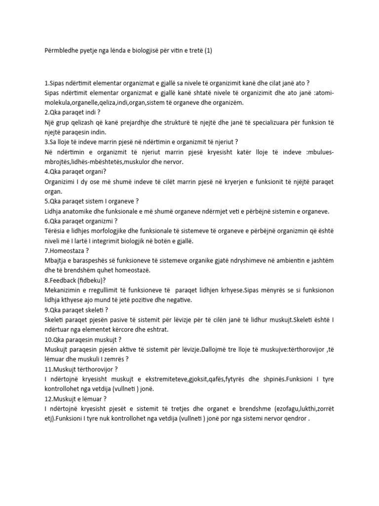 Pyetje Viti 3 | PDF