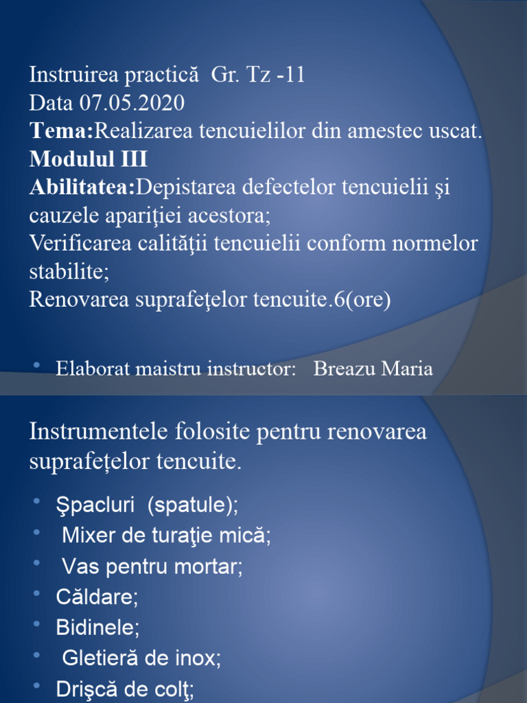 Defectele Remedierea Lor | PDF