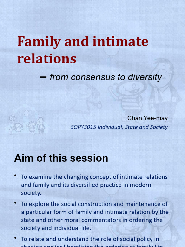 Lecture 2 Family and Intimate Relations (Moodle) | PDF | Family | Marriage