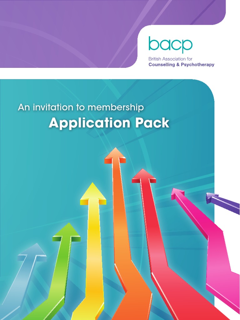 Bacp Application Pack | PDF | Psychotherapy | Payments