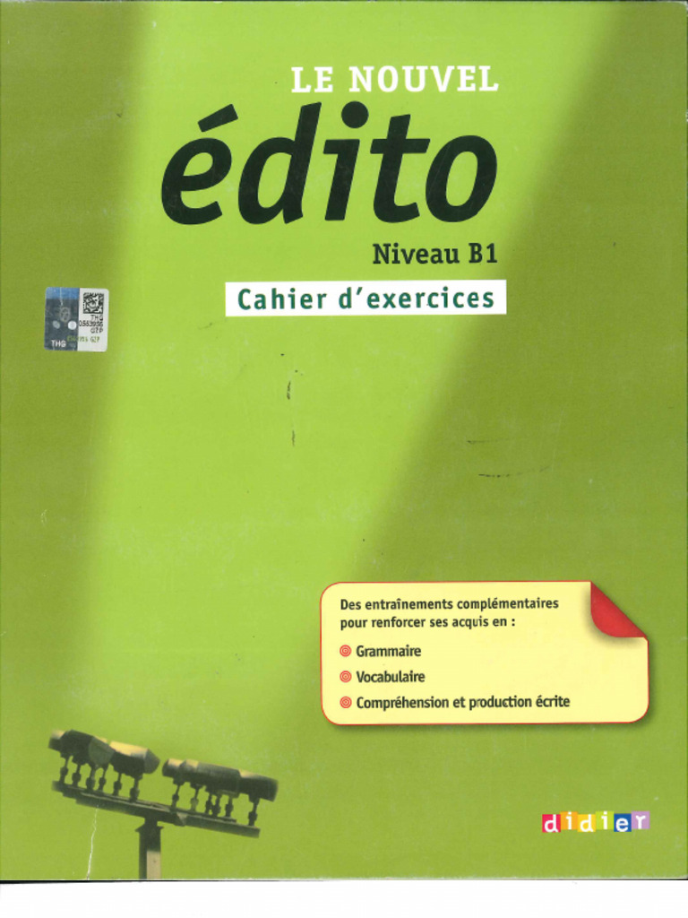 Edito b1 Cahier D'exercices | PDF